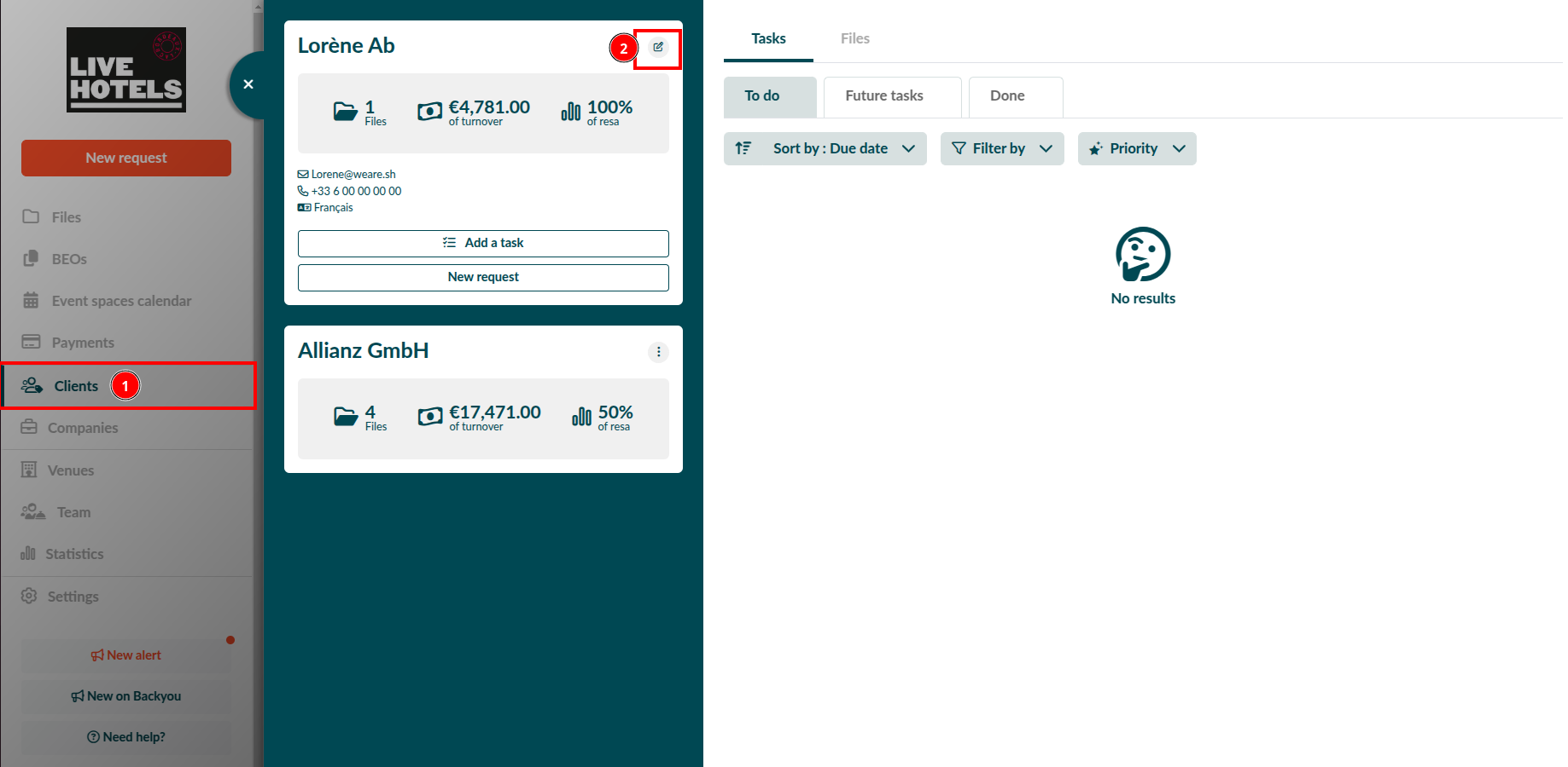 How to anonymize a client?